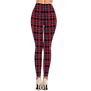 Women Reindeer and Snowflake Patterned Leggings Tights Aztec Pants Plus Size 3XL