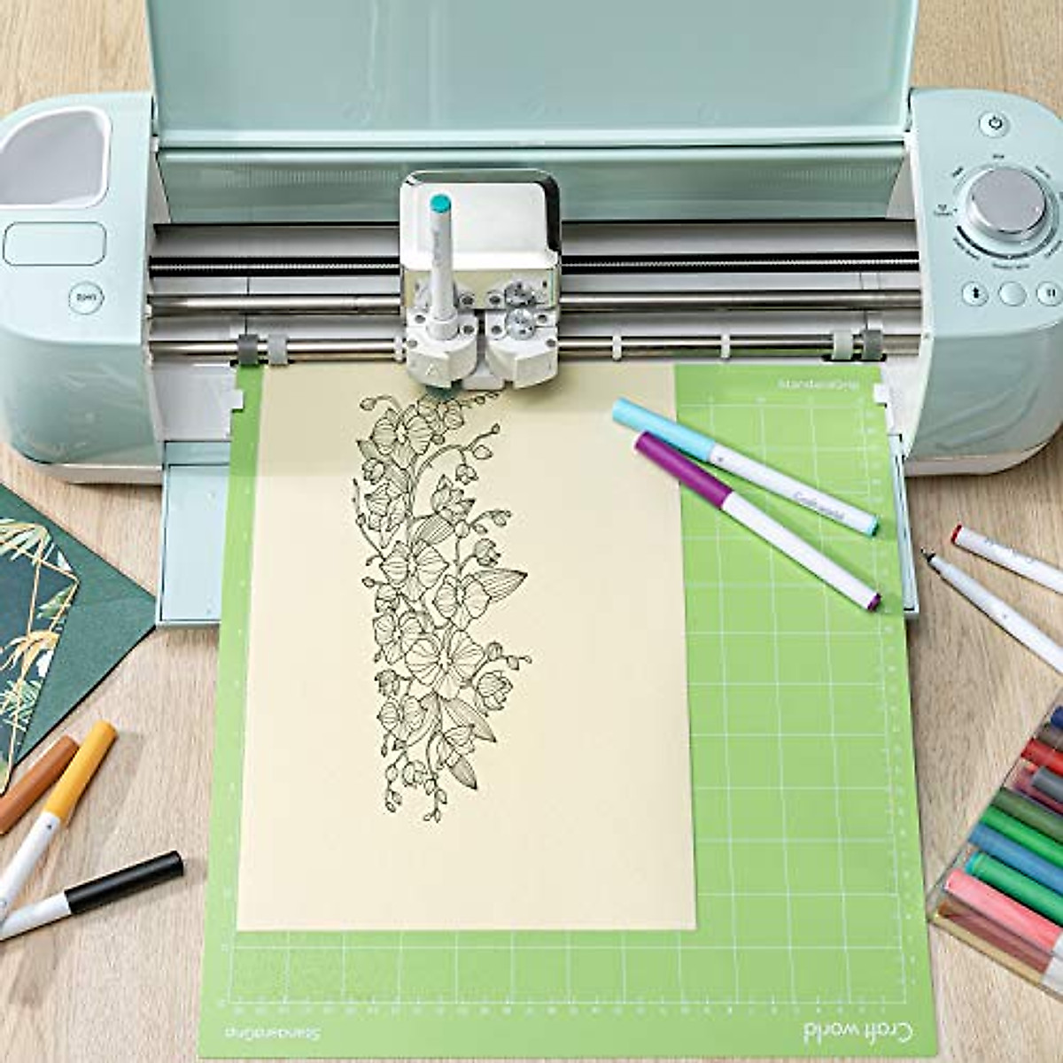 CRAFT WORLD 0.4 Tip Fine Point Pens for Cricut Maker 3/Maker/Explore 3/Air 2, Ultimate Fine Point Pens Set of 30 Pack Assorted Tools Accessories Writing Drawing Pen Compatible with Cricut