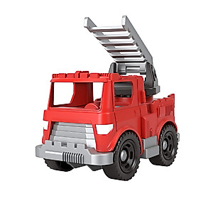 Fisher-Price Imaginext Rescue Fire Truck, Push-Along Vehicle and Character Figure Set for Preschool Kids Ages 3-8 Years