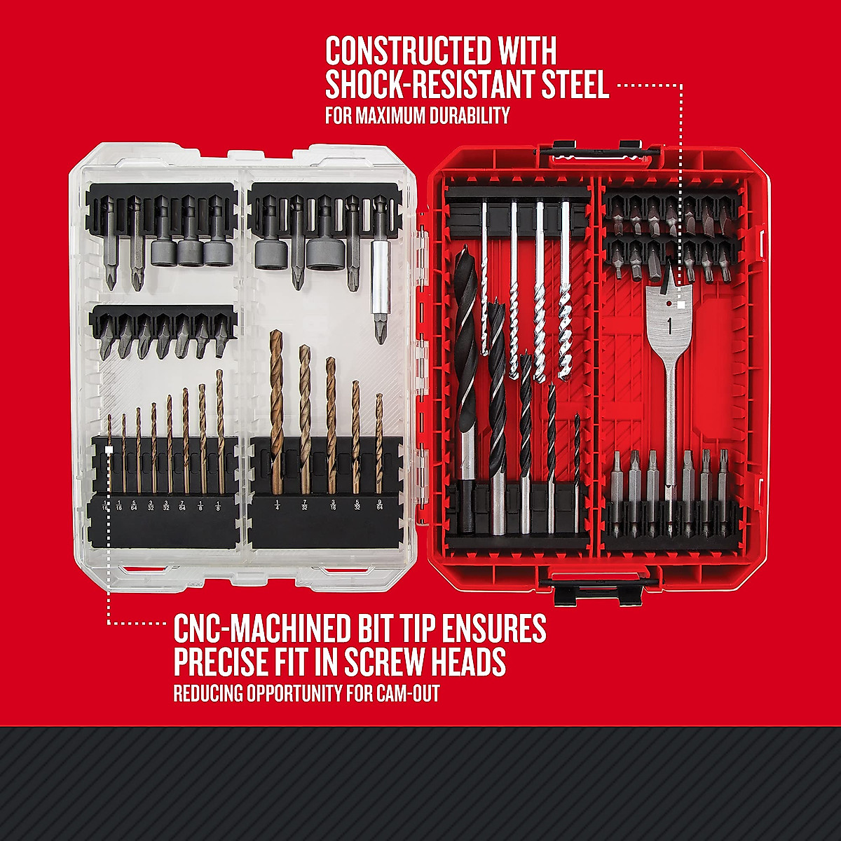 CRAFTSMAN Drill Bit Set, 60 Pieces (CMAF1260)