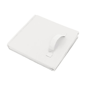 Sweet Jojo Designs Ivory Boho Bohemian Girl or Boy Small Fabric Toy Bin Storage Box Chest For Baby Nursery or Kids Room Gender Neutral Off White Farmhouse Chic Unisex Minimalist Fringe Macrame