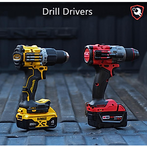 Tool Army Magnetic Bit Holder for Drill and Impact Drivers - with 3M Adhesive - Fits most Drills: Milwaukee, Dewalt, Ryobi, Klein, Bosch