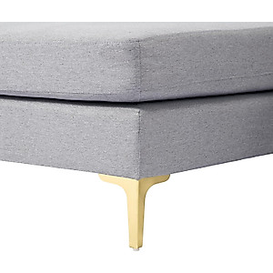 ATY 80" L Shape Sectional Sofa with Chaise, Modern 3-Seater Corner Couch for Small Space, Easy Assemble, Light Gray