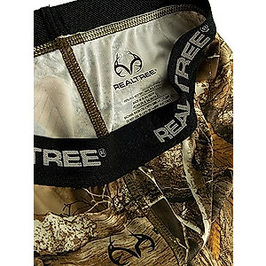 Realtree Unisex Kid's Performance Thermal Underwear Long Johns Base Layer Set, Edge, 8