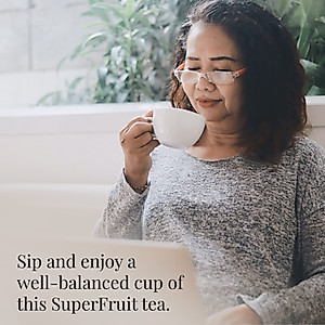 The Republic of Tea Acai Berry Green Tea - Caffeinated Superfruit - Natural Healthy Herbal Tea - Antioxidant, Gluten-Free - 50 Tea Bags