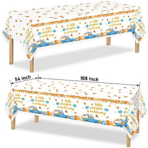 170Pcs A Little Pumpkin is On His Way Baby Shower Party Decorations Little Pumpkin Baby Shower Decorations Boy A Little Pumpkin is On The Way Baby Shower Boy Blue Pumpkin Baby Shower Decorations