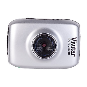 Vivitar DVR785HD-BLU 5MP Pro Waterproof Action Camcorder with Case and Mounts Video Camera with 2-Inch LCD Screen (Color May Vary)