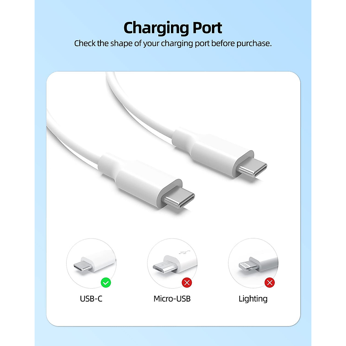 Superer 7.5 FT USB C Charging Cable Fit for Google Pixel 7 7a 7 Pro/Pixel Tablet/Pixel Fold/Pixel 6 6a 6 Pro 5/5a/4/3/3a/2 XL/3 XL/3a XL 4a XL, MacBook, iPad Pro and More