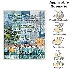 Best Friendship Blanket BFF Friend Gifts for Women,Best Friend Christmas Birthday Gifts, Bestie Gifts for Women,to My Best Friend Blanket,Gifts for Women,Best Friends Birthday Gifts Throw Blanket