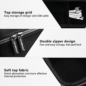 Carrying Case for Marshall Emberton Bluetooth Speaker, Marshall Emberton Case, Hard Organizer Portable Carry Cover Storage Bag