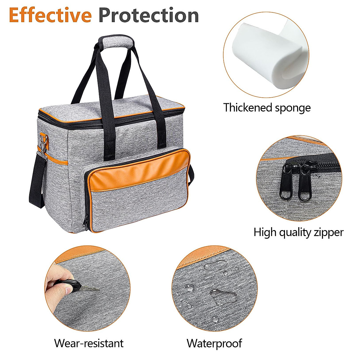 FPVtosky Carrying Case for PS5/ PS5 Slim, Large Travel Bag for Playstation 5, Protective Storage Carry Case Compatible with Playstation 5 Console Accessories