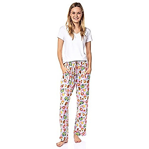Scooby-Doo Womens' Chibi Characters The Gang Scooby Shaggy Velma Daphne Fred Sleep Pajama Pants (XXX-Large)