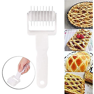 Dough Lattice Craft Roller Cutter Small Baking Tool Cookie Pie Pizza Bread Pastry