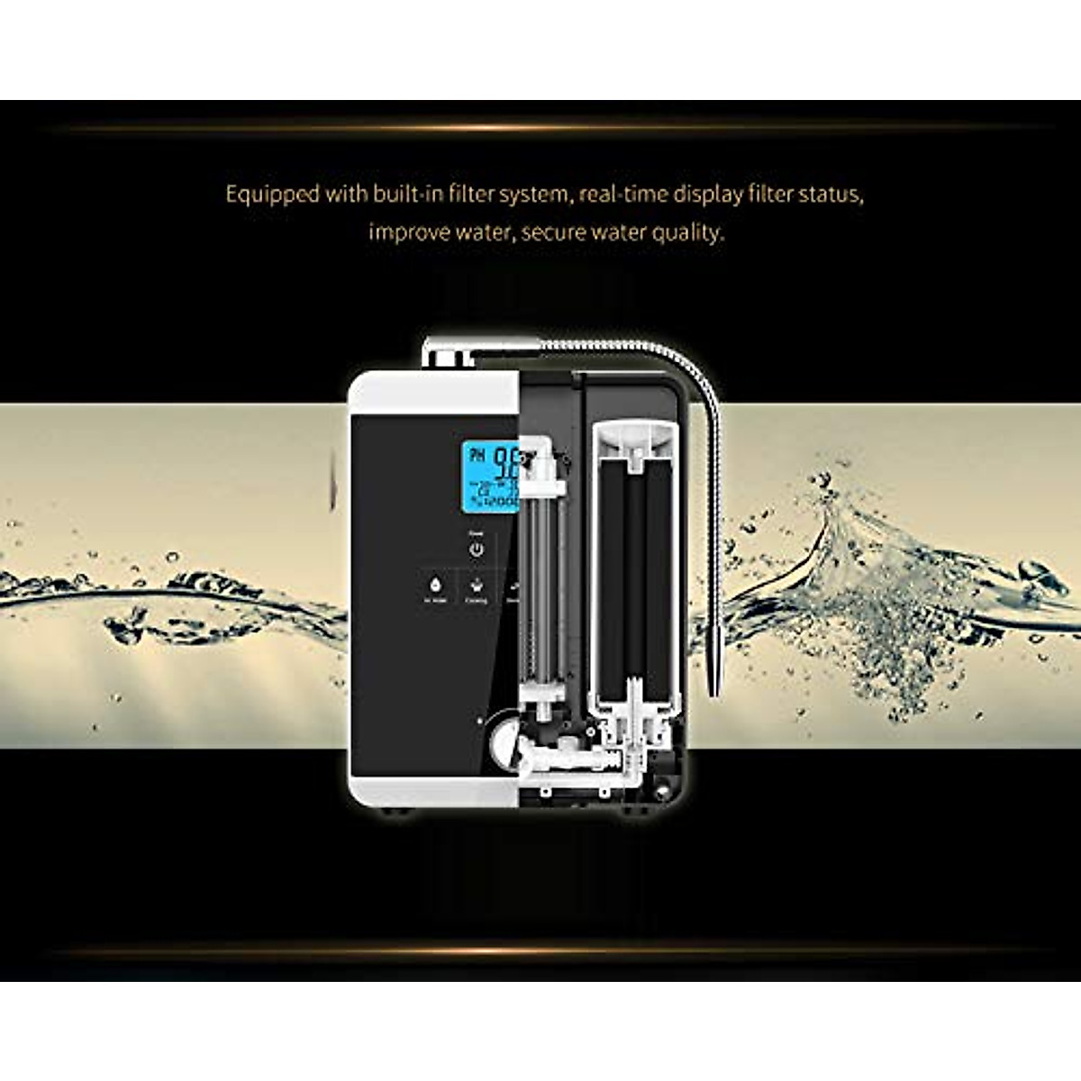 Replacement Internal Active Carbon Filter for PH 3~11 Alkaline Water Ionizer Purifier Machine Only