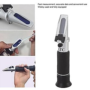 Portable Refractometer, Clear Reading Wide Application Accurate Data 0‑28% Salinity Refractometer for Aquarium