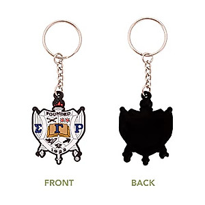 Desert Cactus Sigma Gamma Rho Keychain PVC Material Decorative Keychain Sigma (PVC Keychain - Crest)