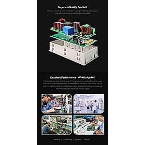 RD RD6018 DC Power Supply Variable Adjustable Lab Bench Power Supply Buck Converter Step Down Switching Regulated 4-Digital LCD Display 60V 12-18A 800W