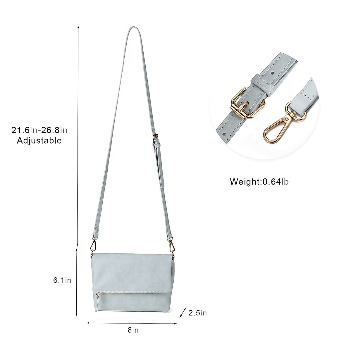 Gladdon Small Crossbody bags for Women Cross body Purse Shoulder Bag Bice