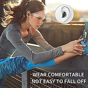 Wireless Earbuds, Mini Bluetooth 5.0 Earphones with Charging Case,IPX5 Waterproof, in-Ear Built-in Mic Headset Deep Bass Stereo for Sport Running 28