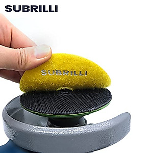 Dry/Wet 3 Step Diamond Polishing Pads 4-inch for Granite Marble Quartz Concrete