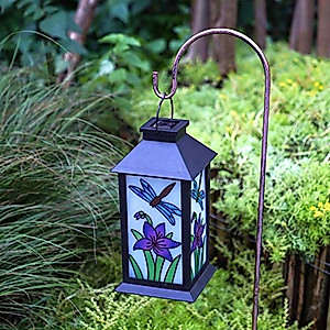 Solar Lanterns Outdoor Hanging Solar Lights Decorative for Garden Patio Porch and Tabletop Decorations. (Dragonfly)