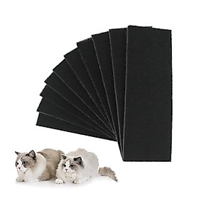 10 Pack Carbon Filters Compatible with Litter,Litter Box Filter,Replacement Activated Carbon Filters for All Robot Models to Absorb Odors, Control Pet Moisture and Keep Your Home Fresh