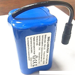 7.4V 12000Mah 5200Mah Battery 3To1 Line Charger for T188 T888 2011-5 V007 C18 H18 So on Remote Control RC Fishing Bait Boat Parts, Bait Boat Lipo Battery, YLLLY-6686. (Color : 3 12000mah Battery)