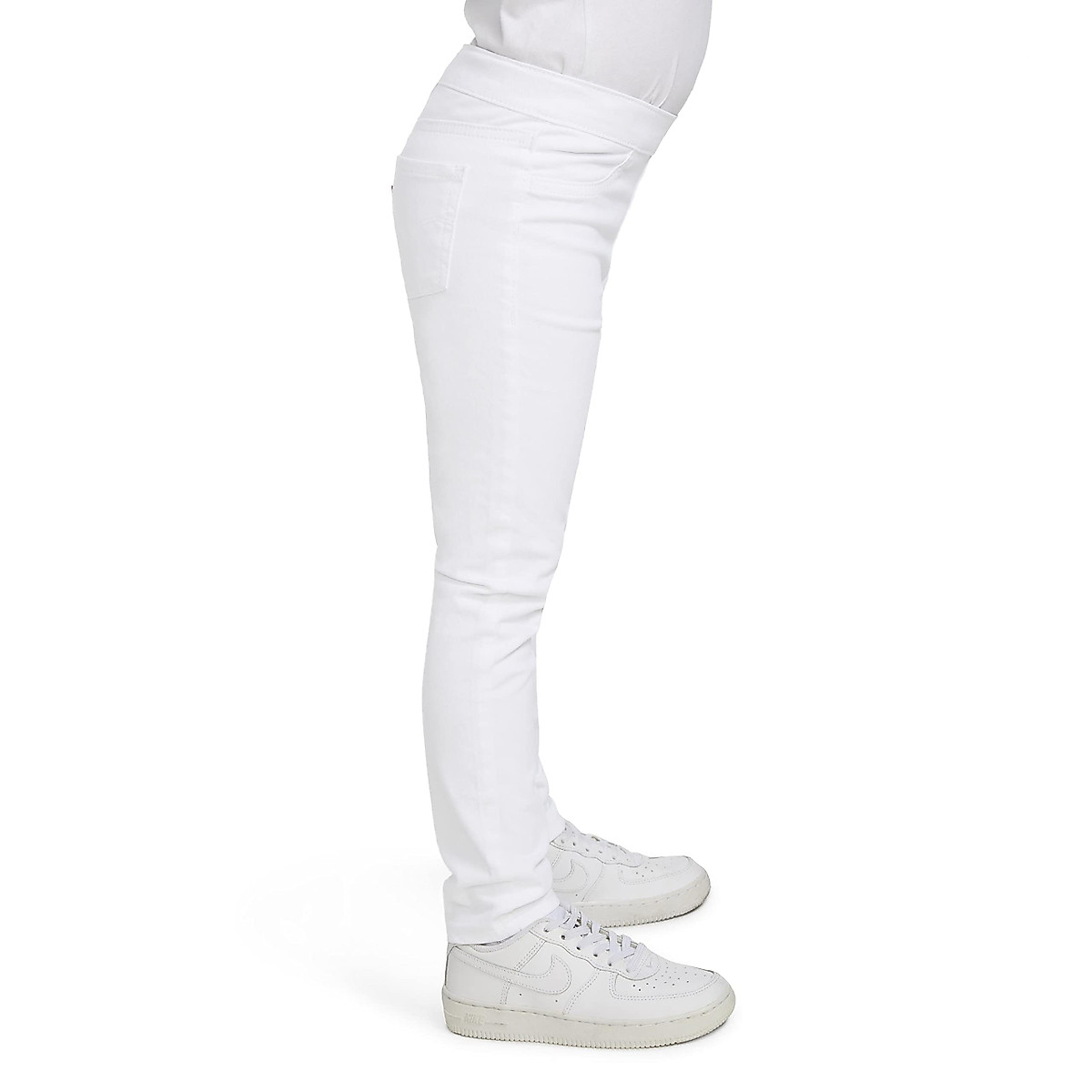 Levi's Girls' Skinny Fit Pull On Jeggings, White, 16