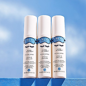 REN Clean Skincare - & Now To Sleep Pillow Spray - Lightly Scented Lavender Pillow Mist to Enhance Sleep, 2.5 Fl Oz