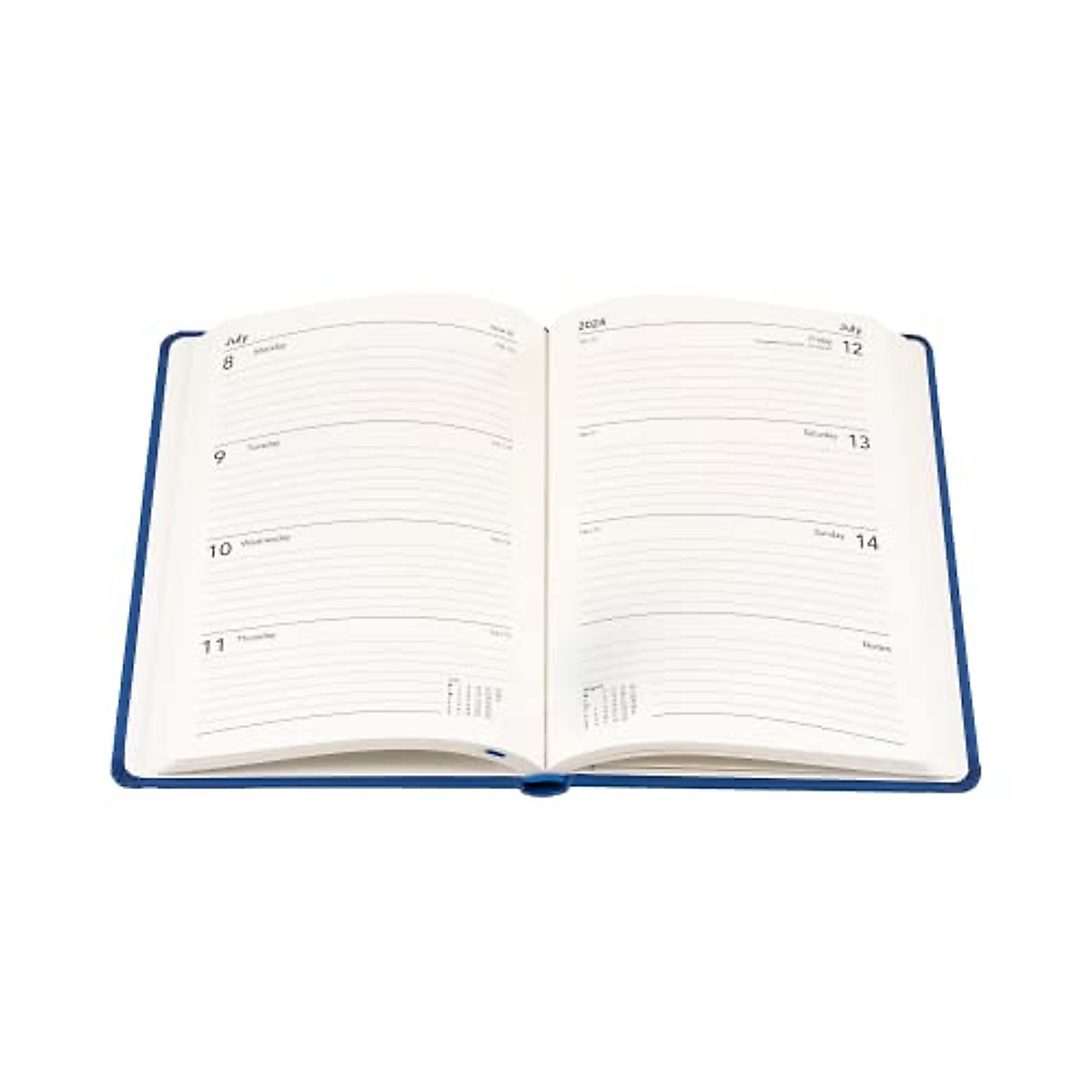 Collins Legacy 2024 Diary A5 Week To View Diary - Business Planner and Organiser - January to December 2024 Diary - Weekly - Mint - CL53.61-24