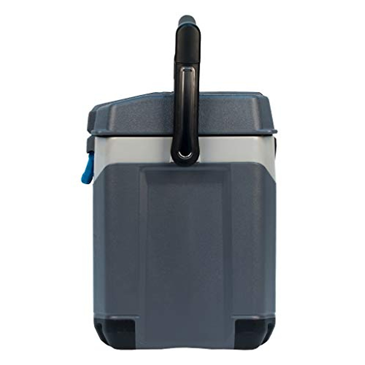 Igloo BMX 25 Quart Cooler with Cool Riser Technology, Fish Ruler, and Tie-Down Points - 11.29 Pounds - Carbonite Gray and Blue