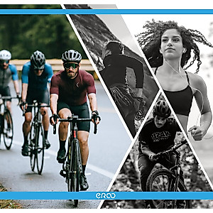 EAZYRUN ER00 Medium to Large blue Polarized shield sports sunglasses for men, 100% baseball ski biking cycling running beach volleyball