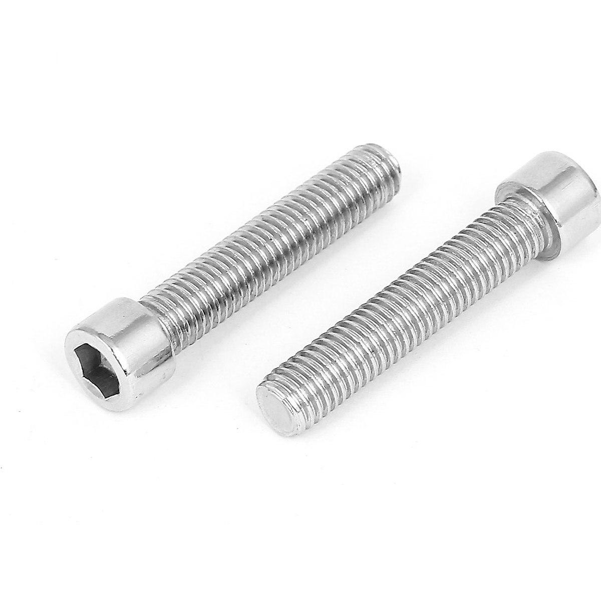 uxcell M10x50mm Stainless Steel Hex Socket Head Cap Screws Bolts DIN 912 5pcs
