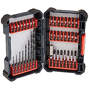 BOSCH PS31-2A 12V Max 3/8 In. Drill/Driver Kit with (2) 2 Ah Batteries and BOSCH DDMS40 40-Piece Assorted Impact Tough Drill Drive Custom Case System Set