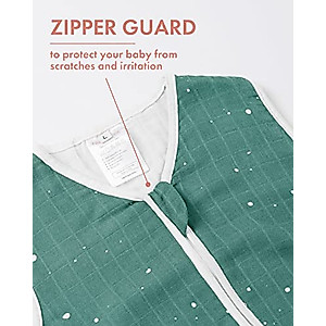 Nightingale Muslin Baby Sleeping Bags - Comfy Sleep Sack and Wearable Blanket for Newborn Babies & Toddlers - Safe & Soft Swaddle Cloth - Starry - 18-24M