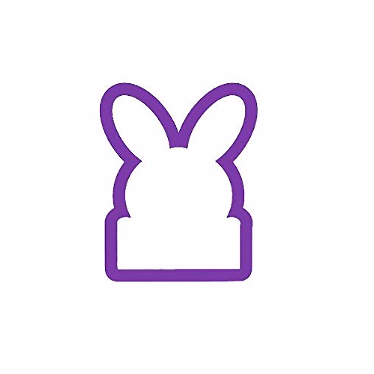 Bunny Head with Plaque Cookie Cutter