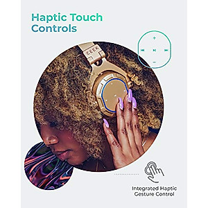 CEEK VR 360 Advanced Wireless Bluetooth Headphones, Gold