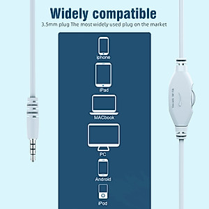 Anivia Computer Headsets Over Ear Headphones Wired Gaming Headset with Mic for PC Mac PS4 PS5 Xbox One, Stereo Surround Sound, Purple