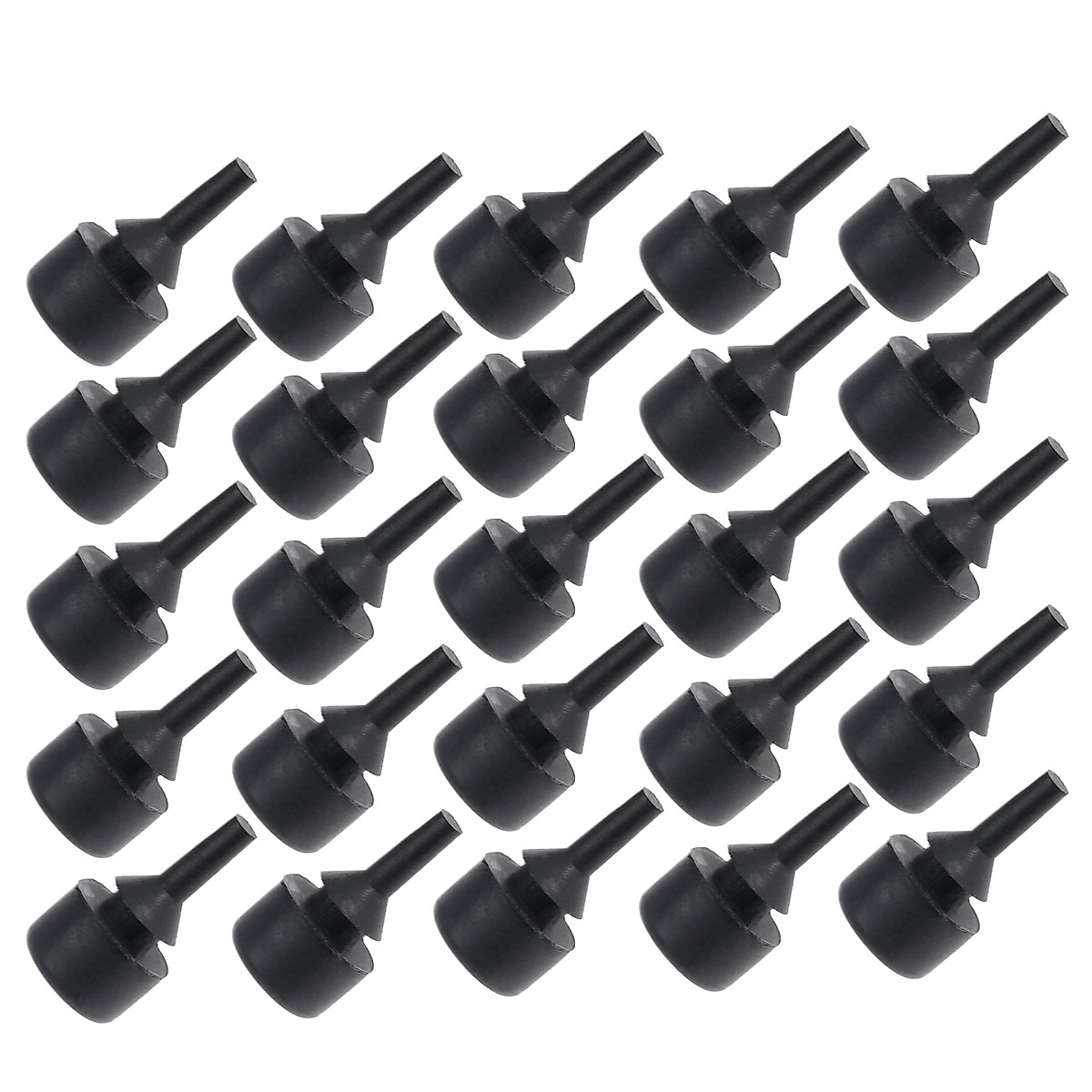 1/4" Rubber Bumper Feet fits for 1/4 inch Hole Grill Crock Pot with 1/2" OD x 5/16" Head 25pcs