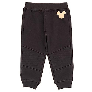 Disney Mickey Mouse Goofy Little Boys Fleece Sweatshirt and Pants Set Brown/Gray 7-8