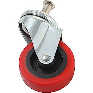 Online Best Service 6 Pack Heavy-Duty 2.5" Swivel Caster Wheel Creeper Service Cart Stool Post Mount