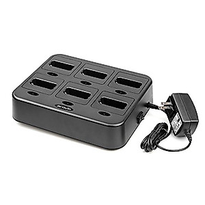Retevis RT22 Six-Way Charger Multi Unit Charger Compatible with Retevis RT22 RT22S RB19 RB19P Walkie Talkie (1 Pack)