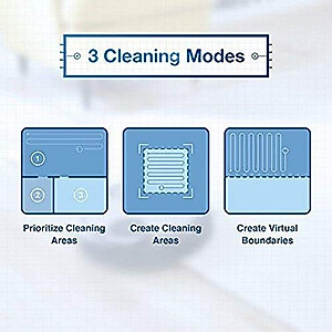 Ecovacs Deebot 907 Smart Robotic Vacuum, Carpet, Bare Floors, Pet Hair + Mapping Technology, High Suction Power, WiFi, Compatible with Alexa and Google Assistant (Renewed)