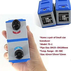 HFBTE Ultrasonic Flow Meter Transducer TS-2 DN25-100mm Apply to Wall Mounted TUF-2000SW TUF-2000B Module TUF-2000M Fixed TUF-2000F Ultrasonic Flowmeter