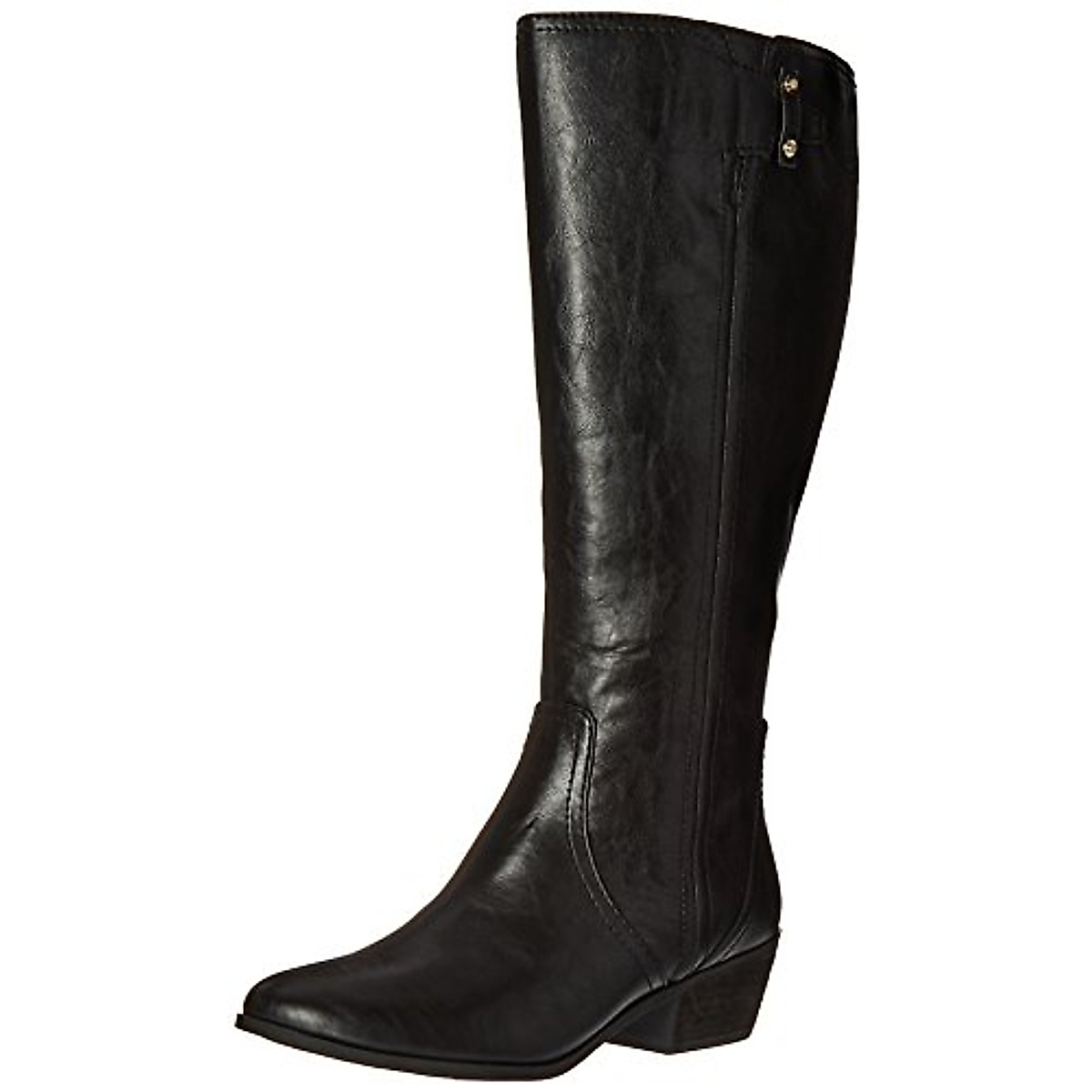 Dr. Scholl's Shoes Women's Brilliance Wide Calf Riding Boot, Black, 7 M US
