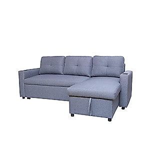 Devion Furniture LFD Sofabed, Gray
