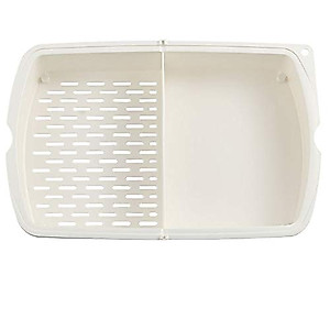 GINHA Chopping Board Set Kitchen Cutting Board Plastic Chopping Board Block with Drain Basket Storage Box Cutting Mat Pad