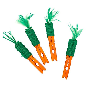 100-Pack Large Wooden Clothespins for Laundry, 4-Inch Heavy-Duty Wood Clips with Metal Springs for Hanging Clothes, Photo Displays, Arts and Crafts, Bulk (Brown)