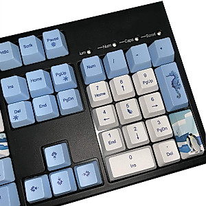 104 Keys Penguin OEM Profile PBT Keycaps Top Printed Dye Sublimation Switch for Cherry RGB MX Mechanical Keyboard Gaming Replace