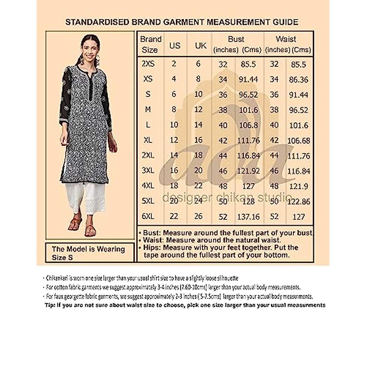 Ada Traditional Handcrafted Indian Chikankari Women's Cotton Kurta Kurti Tunic XS196540 Mustard